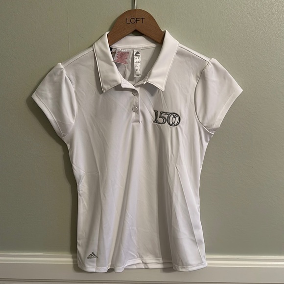 adidas | Shirts & Tops | Adidas 112 Yr Old 15th British Open Polo Kids ...